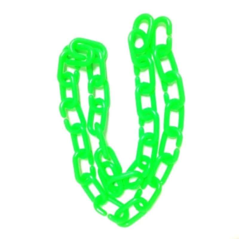 Jual Rantai Plastik 6mm 6 mm Gantungan Baju PVC Warna Cone Safety ...
