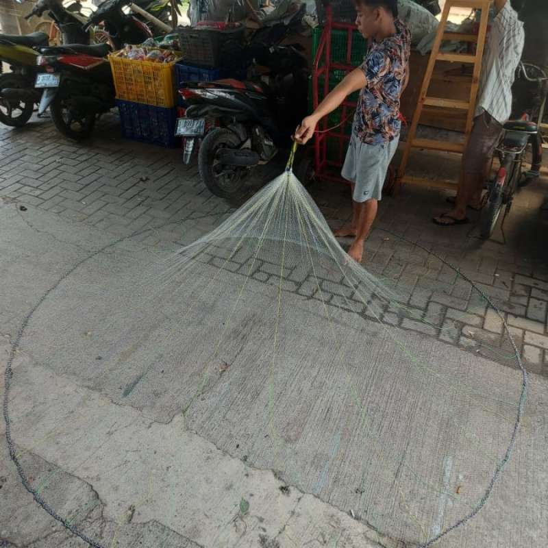 Promo Sale Jala Senar Model Kolor / Jala Panen Ikan / Jala Serut 2 ...