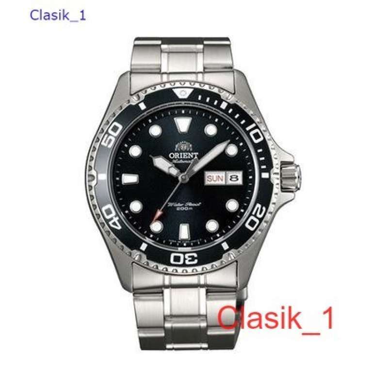 Promo Original 100%!!! Orient FAA02004B9 Diver Mako Ray II Black Dial ...