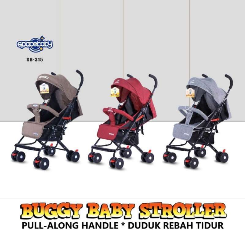Promo Kereta Bayi Spacebaby SB315 New Born-3 Tahun Cabin Size Stroller ...