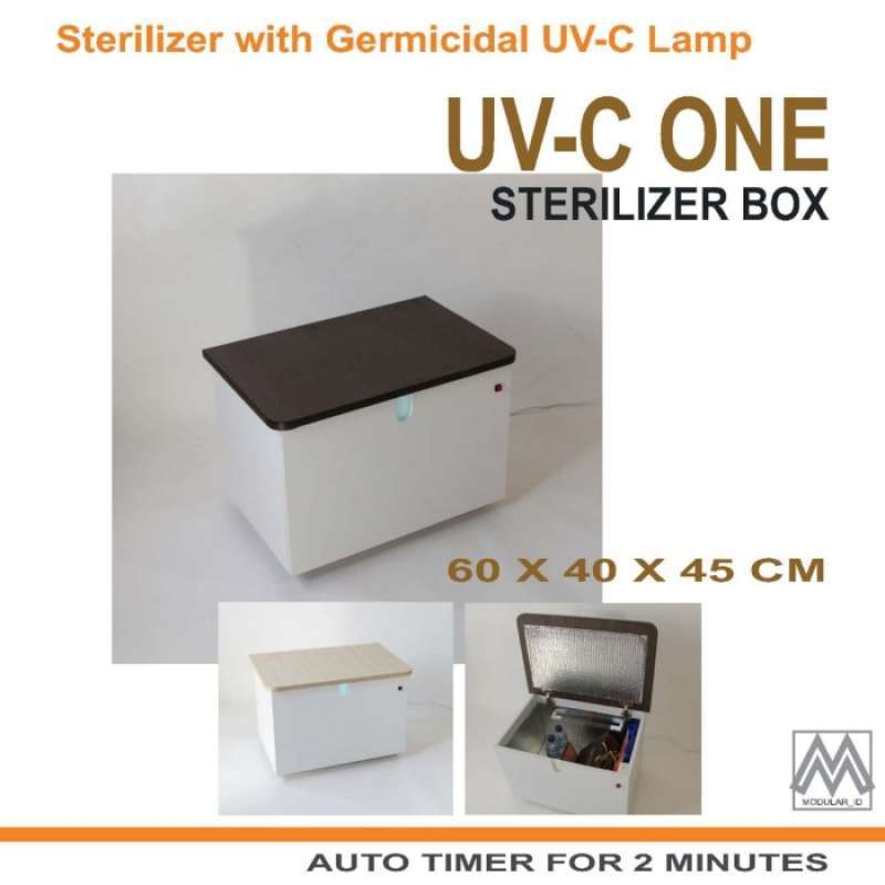 Promo Uvc Sterilizer Box / Uvc Box / Kotak Steril Uvc Germicidal - Philips+tray___coklat Tua ...