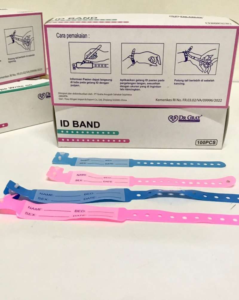 Promo Suncare Gelang Pasien Gelang Rumah Sakit Opname - Anak-anak ...