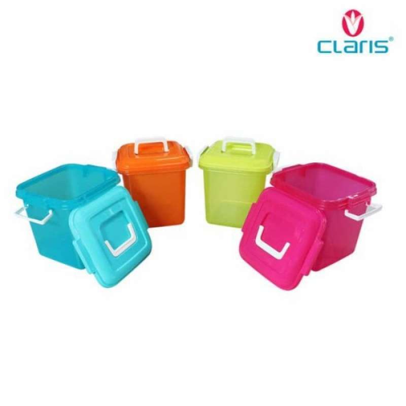 Jual Container Box Plastik Claris 1057 24 Liter Dengan Handle Q-bic Box ...