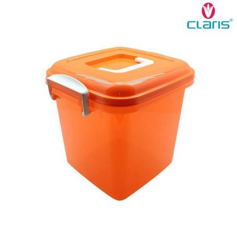 Jual Container Box Plastik Claris 1057 24 Liter Dengan Handle Q-bic Box ...