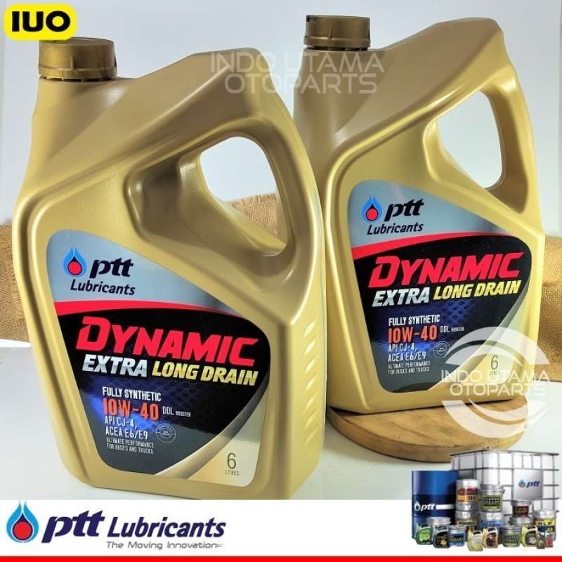 Promo Oli Diesel 10w40 Ptt Lubricants Dynamic Extra Long Drain 6l Diskon 5% Di Seller Indo Utama ...