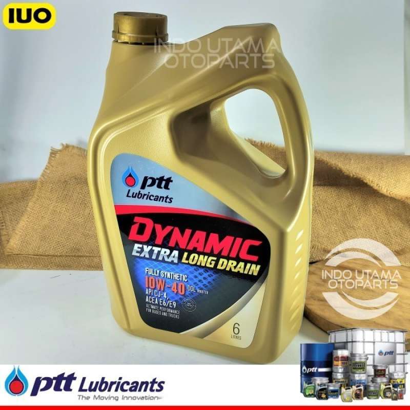 Promo Oli Diesel 10w40 Ptt Lubricants Dynamic Extra Long Drain 6l Diskon 5% Di Seller Indo Utama ...