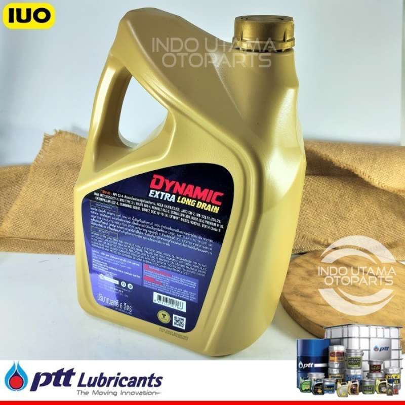 Promo Oli Diesel 10w40 Ptt Lubricants Dynamic Extra Long Drain 6l Diskon 5% Di Seller Indo Utama ...