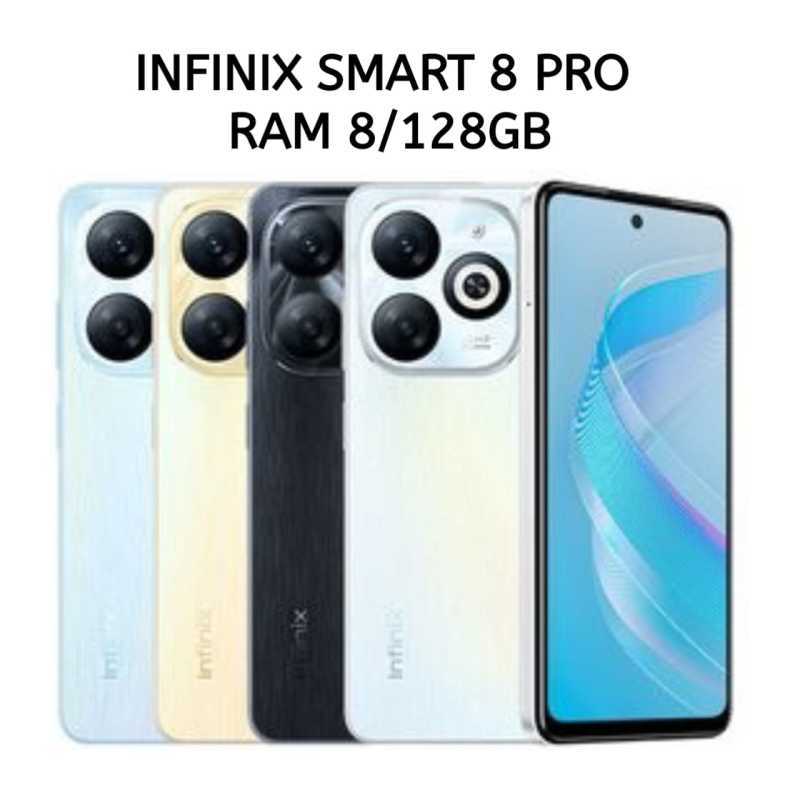 Jual Infinix Smart 8 Pro Ram 8/128gb - Garansi Resmi - Timber Black Di ...
