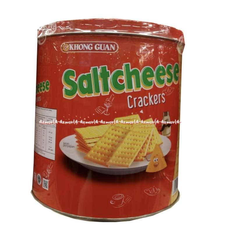 Jual Khong Guan 336gr Saltcheese Crakers Snack Cemilan Keju Asin Salt ...