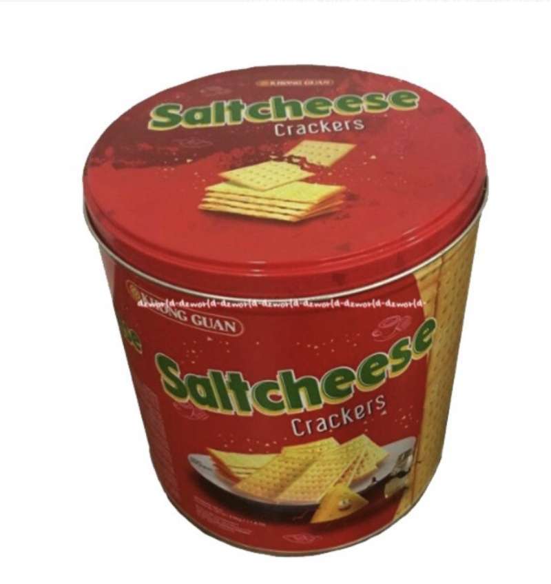 Jual Khong Guan 336gr Saltcheese Crakers Snack Cemilan Keju Asin Salt ...