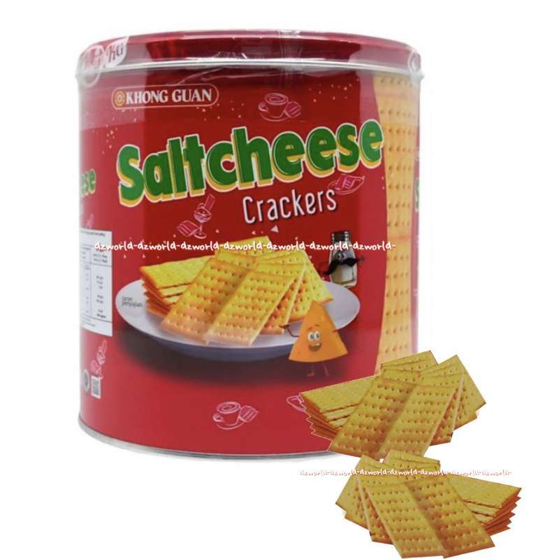 Jual Khong Guan 336gr Saltcheese Crakers Snack Cemilan Keju Asin Salt ...