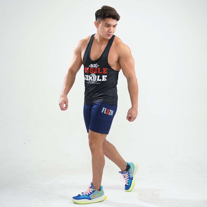 Jual Flexzone Stringer Gym Big Muscle Series Fss-042 Singlet Fitnes ...