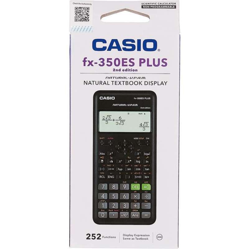 Jual Kalkulator Casio Scientific FX 350 ES PLUS Kalkulator Sekolah ...