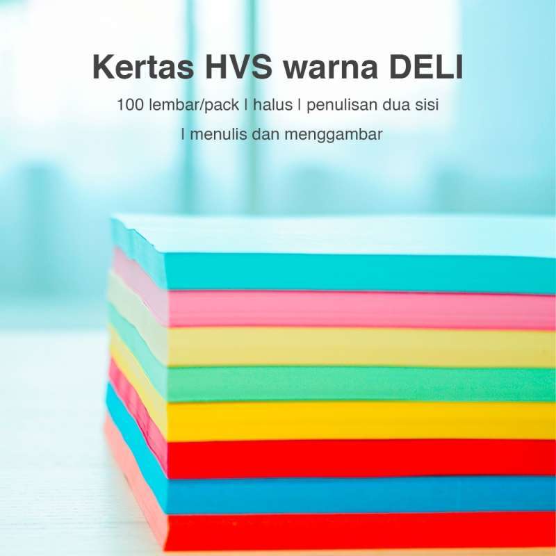 Jual Kertas Hvs Warna Deli A4 80g Isi 100 Lembar - 7757 - Pink Di Seller Tg Jkt Megastore - Duri ...