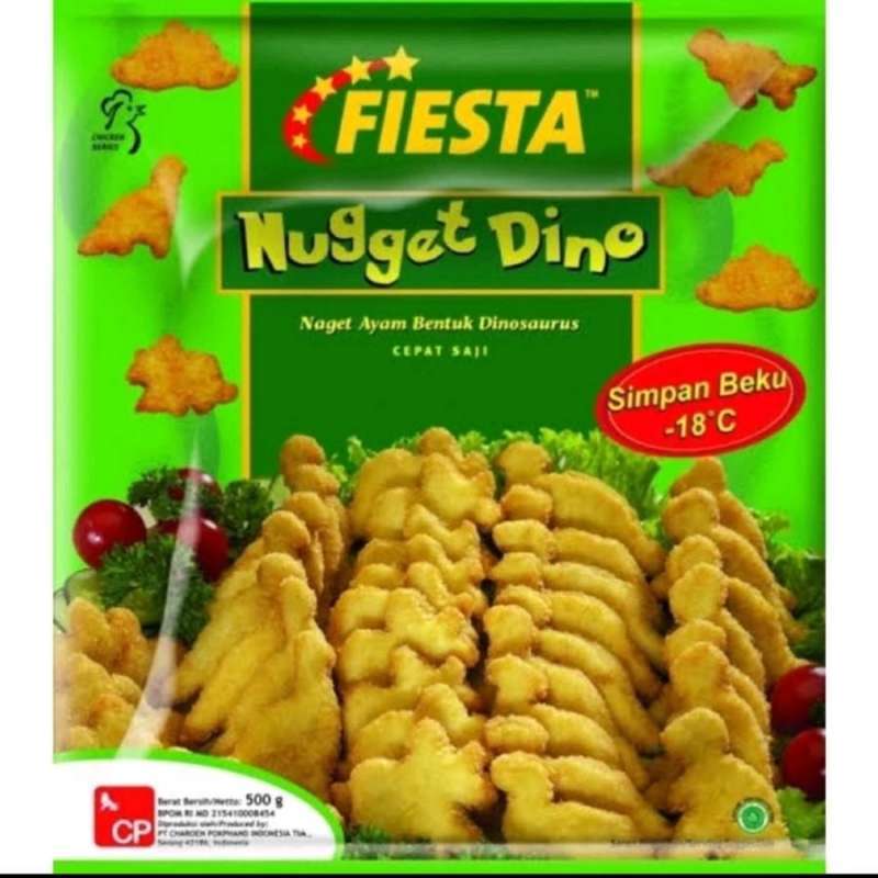 Promo Fiesta Nugget Dino 500gr Nugget Ayam Dinosaurus Diskon 47% Di ...