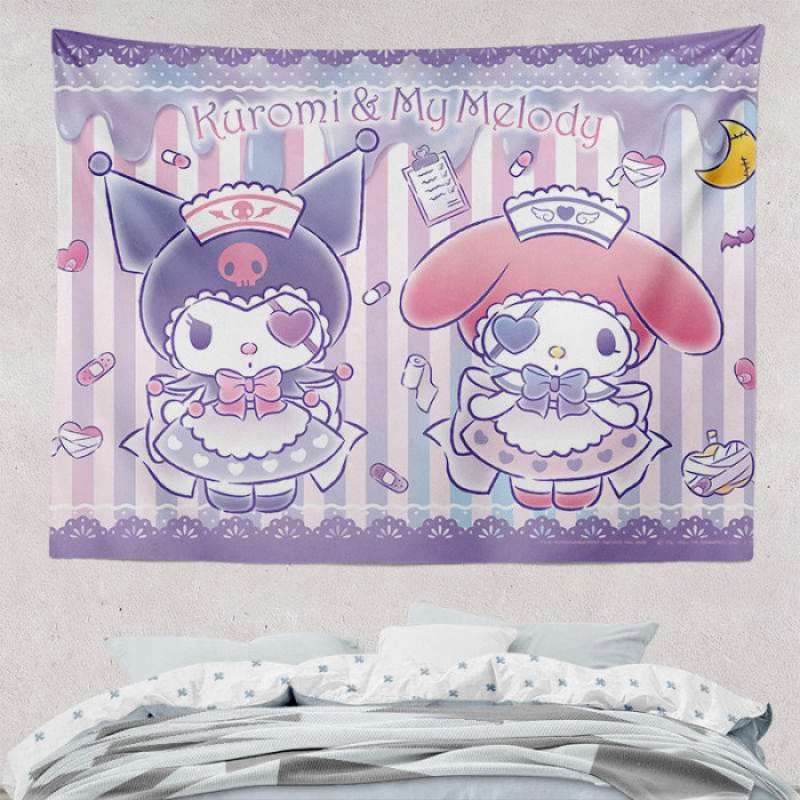 Promo Gm - Background Sanrio Poster Kain Peta Map Poster Kain Sanrio ...