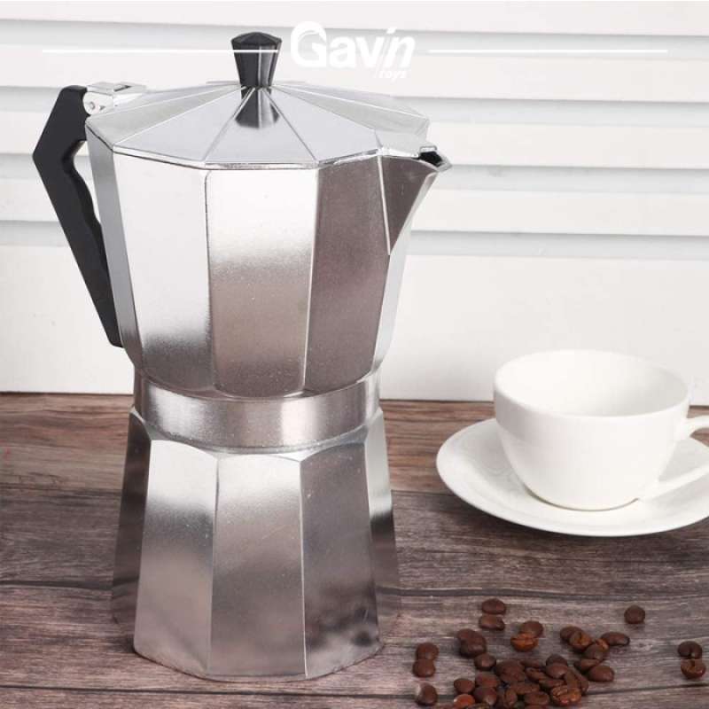Promo Mokapot 12Cup 600Ml Espresso Maker Moka Pot Kopi 600 Ml Coffee ...