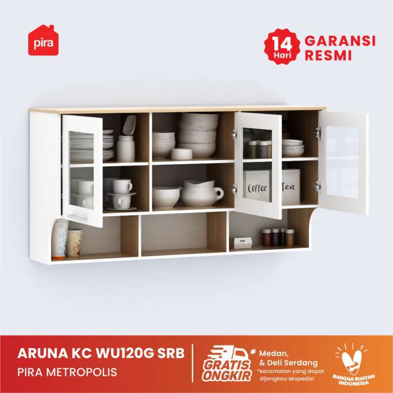 Promo Pira Metropolis Ox - Aruna Kc Wu120g Srb Rak Gantung Dapur ...