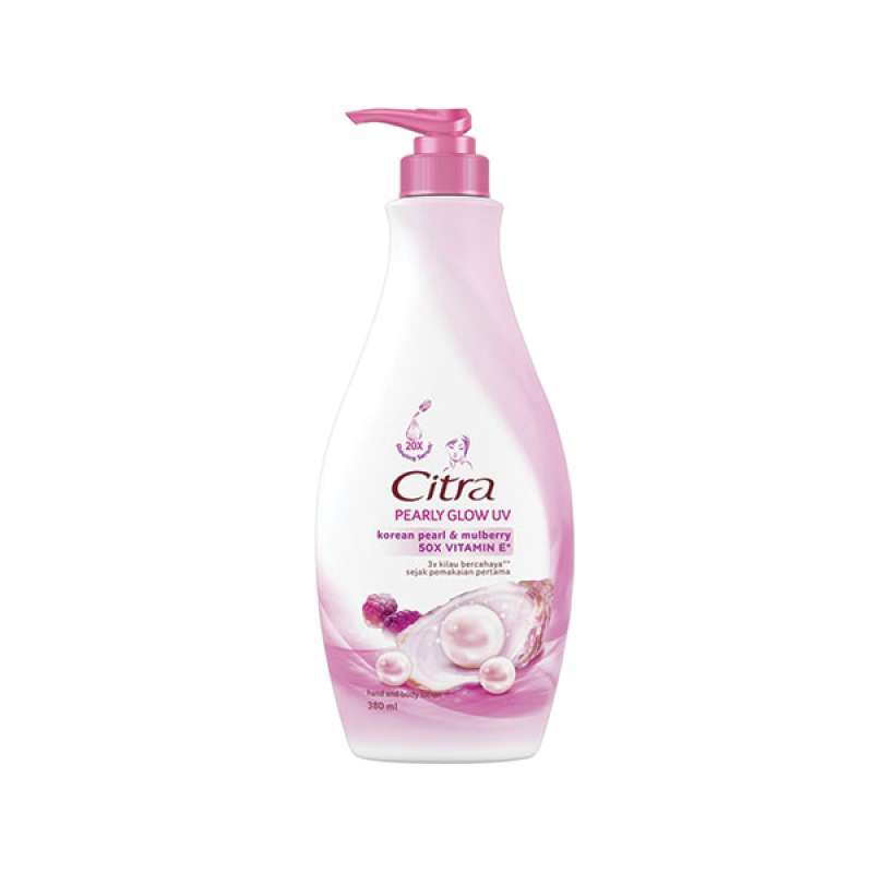 Jual Citra Hand Body Lotion Pearly White Uv Rl 380ml Di Seller ...