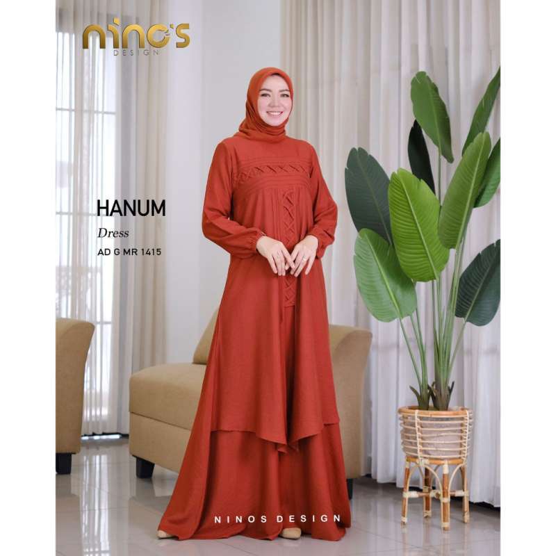 Jual Hanum Dress Jumbo By Ninos Design - Mustard di Seller Nino's ...