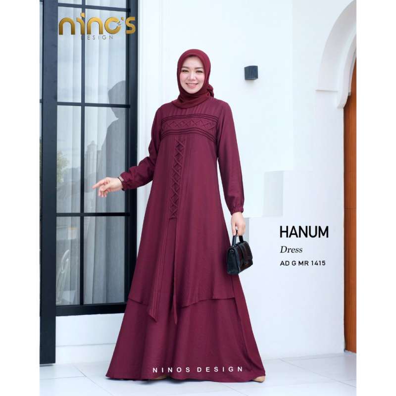 Jual Hanum Dress Jumbo By Ninos Design - Mustard di Seller Nino's ...