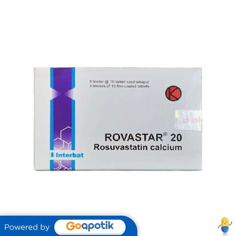 Jual Rovastar 20 Mg Box 30 Tablet Di Seller Apotek Sukma Medika ...