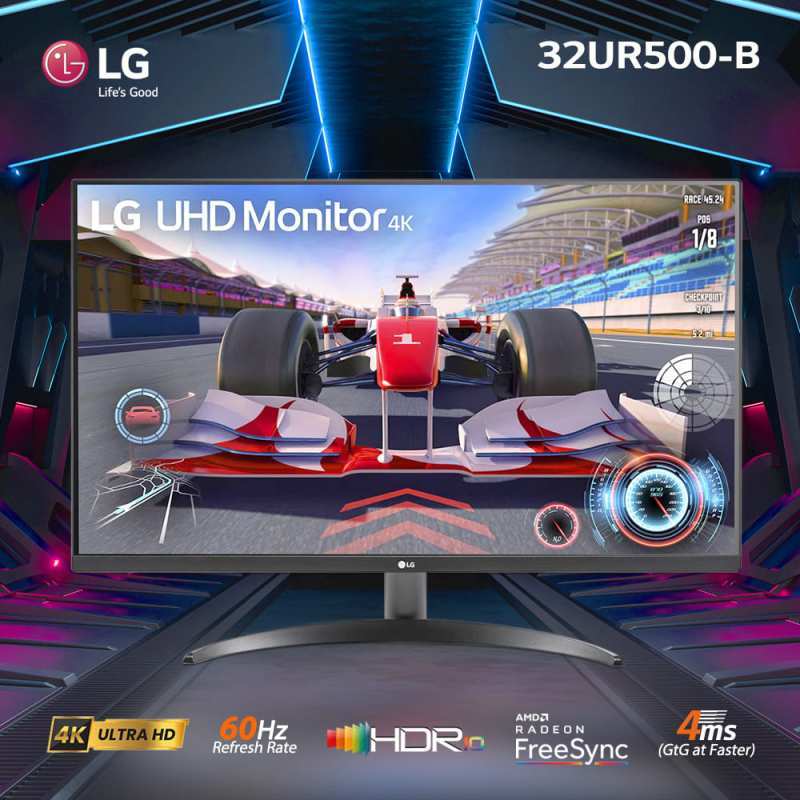 Jual LG 32UR500-B.ATI UltraHD 4K 31.5 Inch HDR10 VA Maxx Audio 4ms di ...