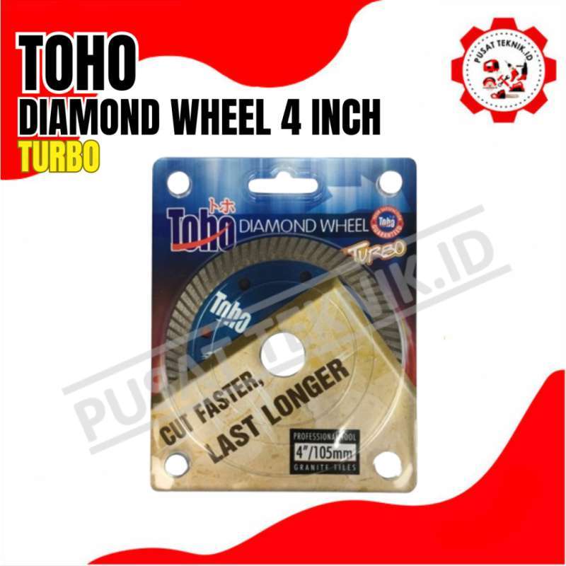 Jual Diamond Wheel Toho 4 Mata Potong Keramik Granit Marmer Turbo/wet/dry Di Seller Pusat Teknik ...