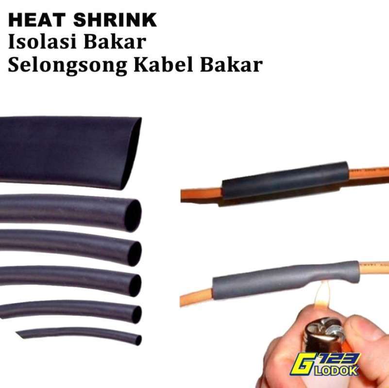 Promo Selongsong Kabel Bakar Isolasi Selang Sambung Heat Shrink Tube ...
