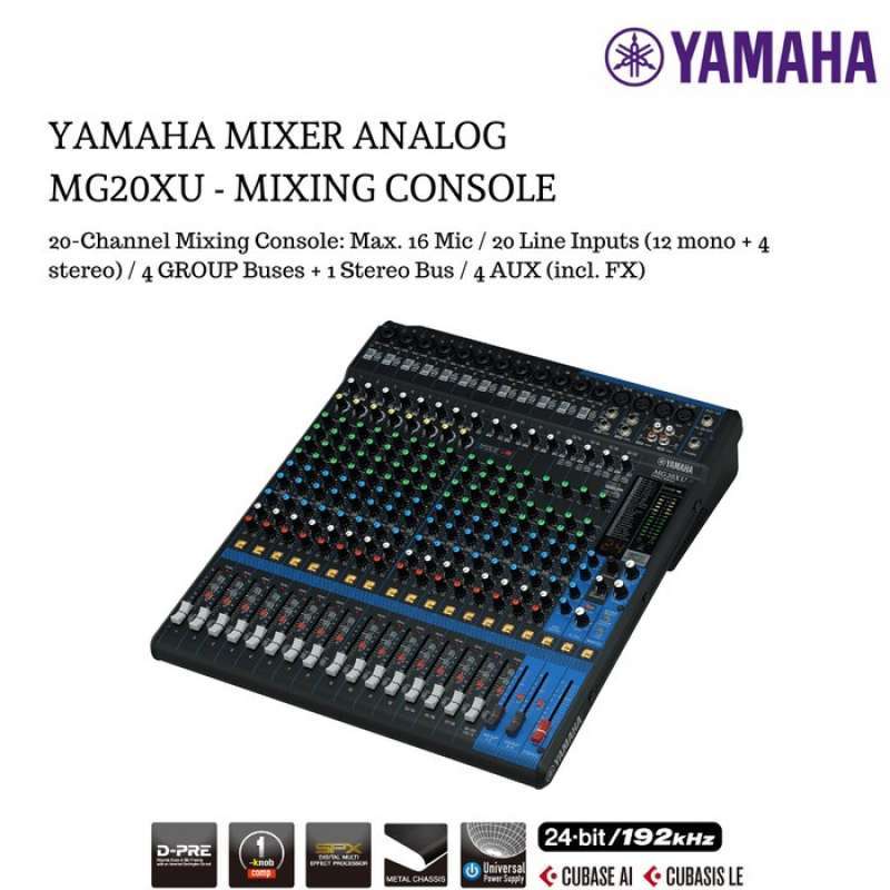 Jual Yamaha Mg20xu Mixer Analog 20 Channel Di Seller Hls Music Official ...