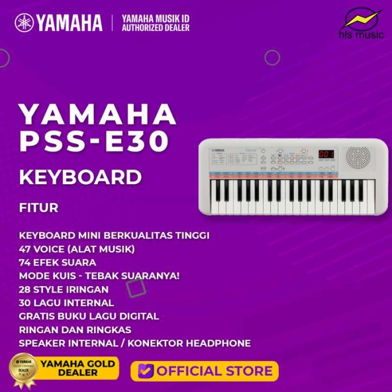Promo Yamaha Remie (pss-e30) Mini Portable Keyboard Diskon 8% Di Seller Hls Music Official Store ...
