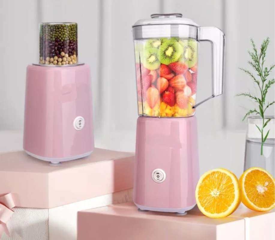 Promo Blender 855 Blender Juice 4 Mata Pisau 2 Sizes Cup Blender