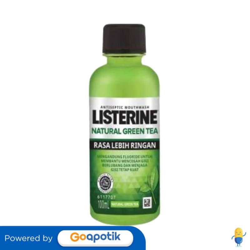 Jual LISTERINE NATURAL GREEN TEA 100 ML BOTOL di Seller Apotek Avicenna ...