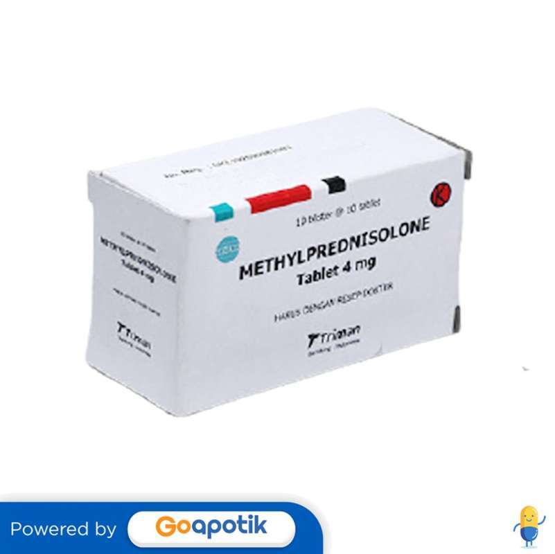 Jual METHYLPREDNISOLONE TRIMAN 4 MG BOX 100 TABLET di Seller APOTEK ...