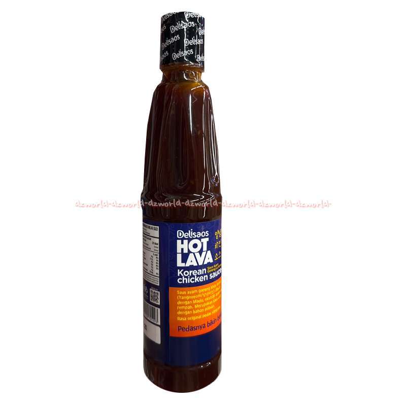 Jual Mamasuka Delisaos 320ml Hot Lava Volcano Saus Sambal Extra Pedas ...