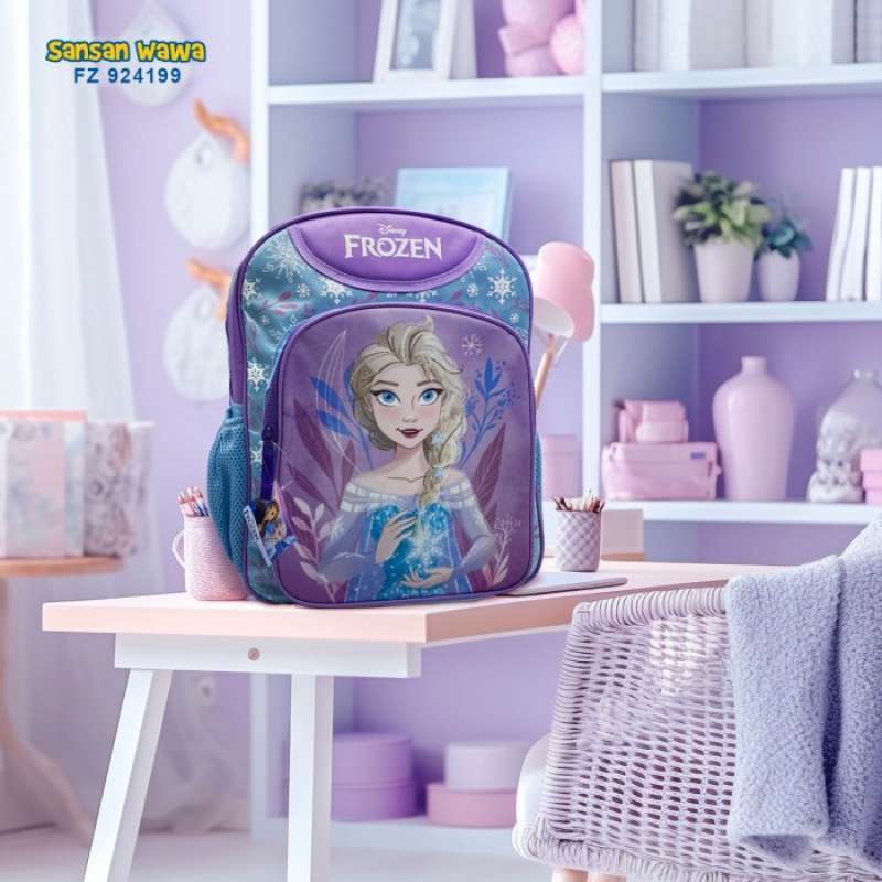 Promo Tas Ransel Besar Original Disney Frozen Elsa - Purple Diskon 2% ...