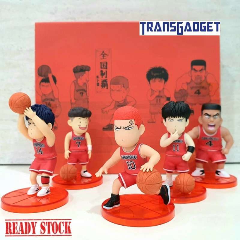 Promo Dasin Model Slam Dunk - Chibi Shohoku Team - Mini SlamDunk Figure ...