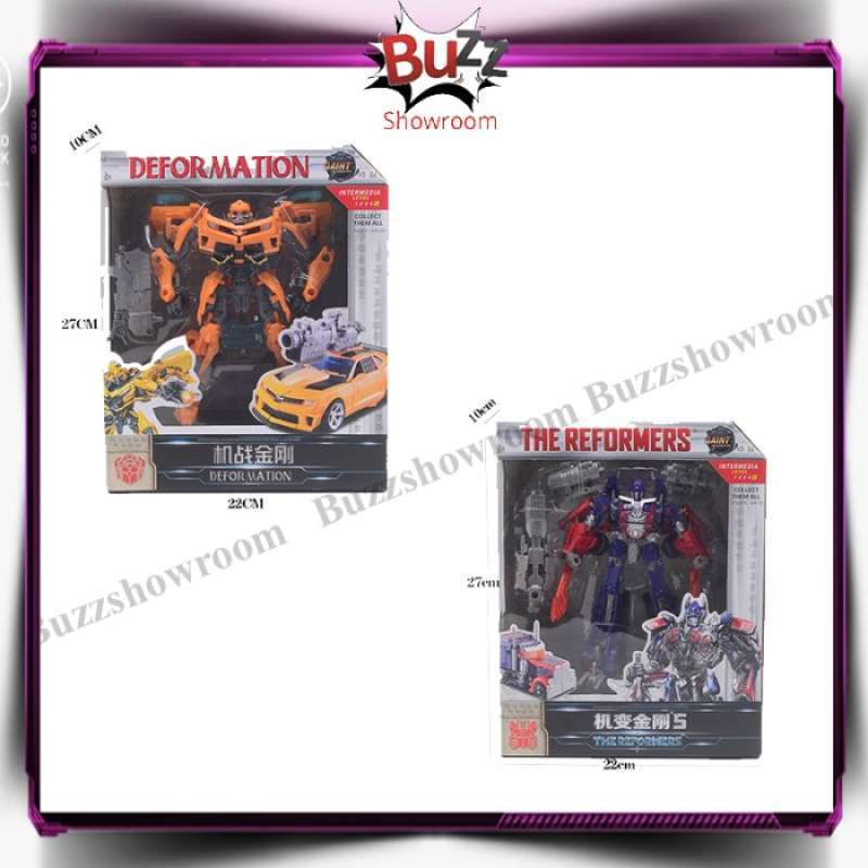 Promo Transformers Deformation Figure Mainan Robot Optimus Prime Bumblebee Diskon 23% di Seller ...