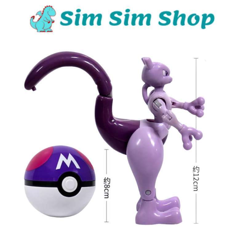 Promo Mainan Anak Pokemon Pokeball Deformation Toy Mewtwo New Diskon 23 ...