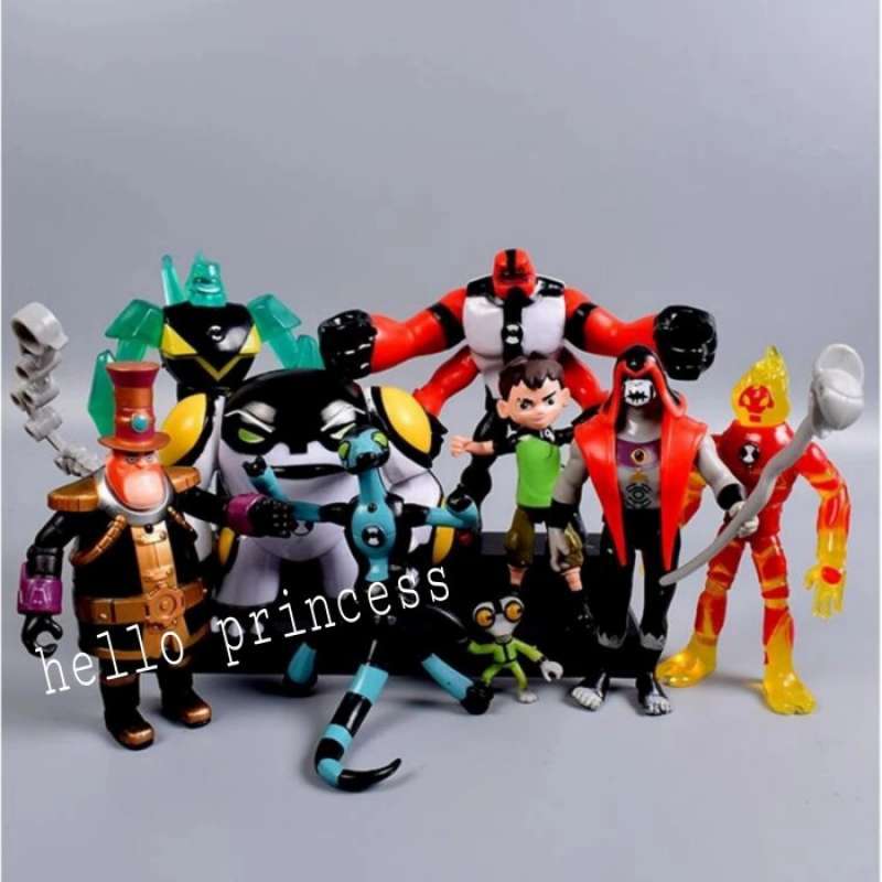 Promo Figure Ben 10 Set 8 Mainan Anak Ben 10 Diskon 23% Di Seller ...