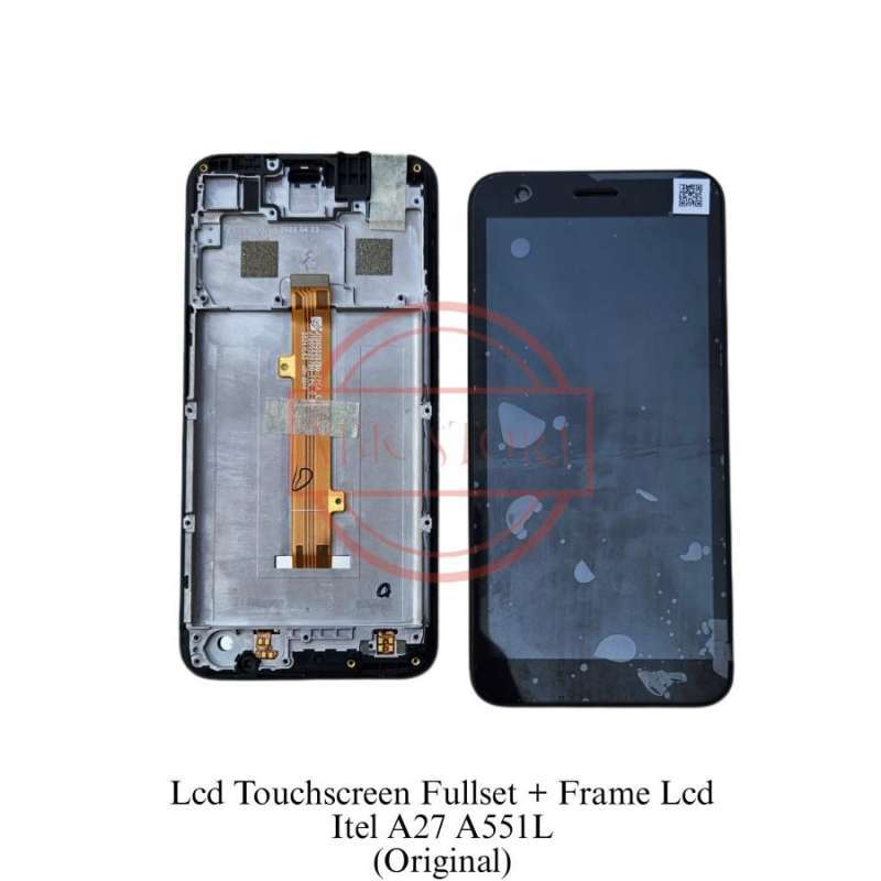 Promo LCD TOUCHSCREEN FULLSET + FRAME LCD ITEL A27 A551L ORIGINAL ...