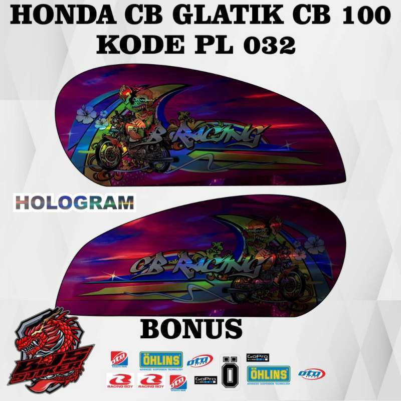Promo Stiker striping CB 100 CB GLATIK - stiker striping list hologram ...