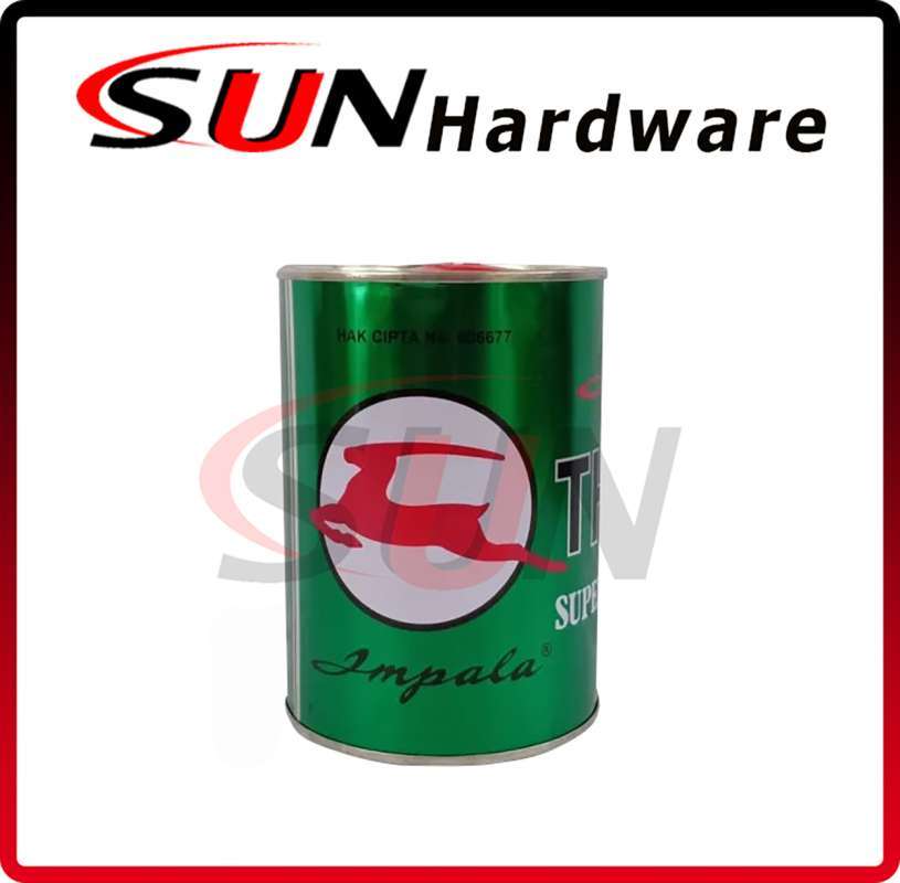 Jual Thinner Cap Impala 1 Liter Pengencer Cat Minyak Thiner Tiner ...