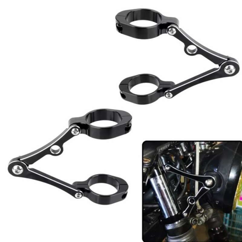 Jual Braket Lampu atau headlight bracket cafe racer style GARANSI di ...