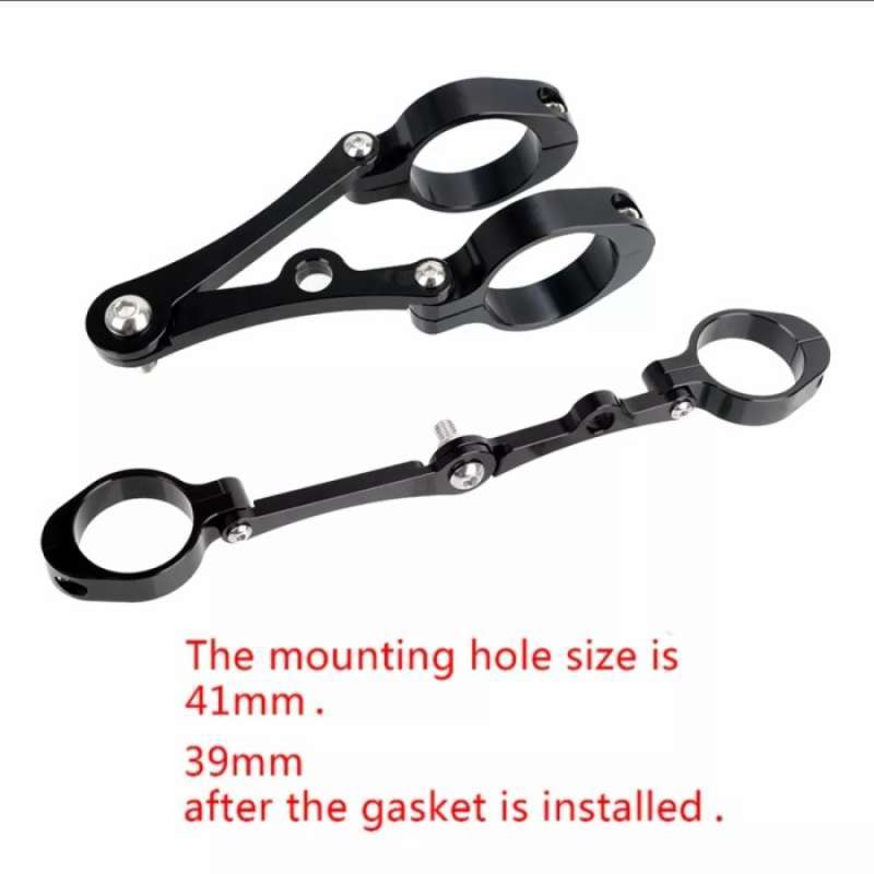 Jual Braket Lampu atau headlight bracket cafe racer style GARANSI di ...