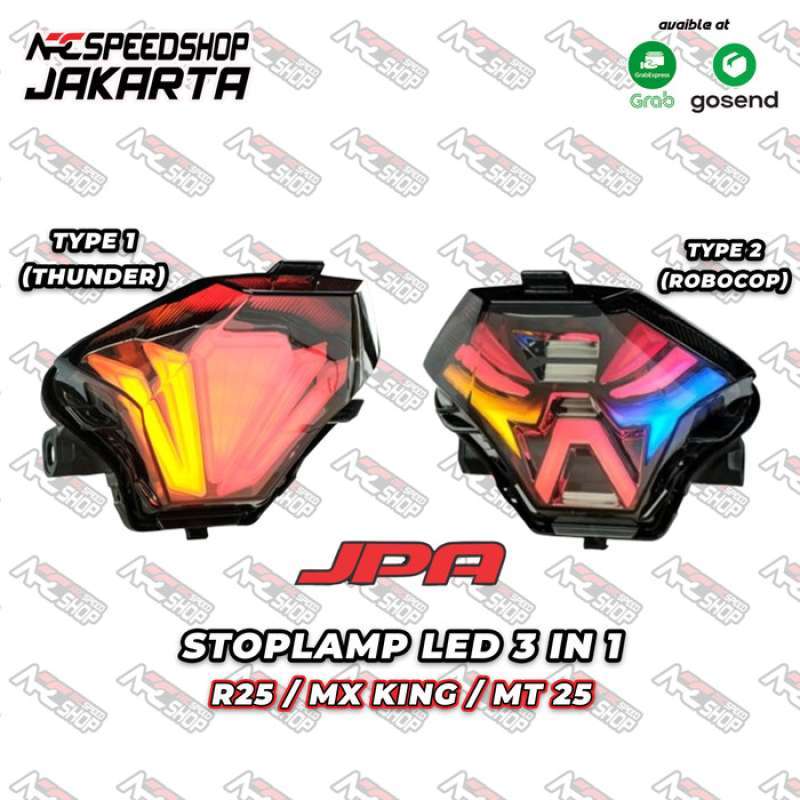 Jual Stoplamp Led 3 IN 1 R25 NEW / MT25 / MX KING Lampu Stop - TYPE 1 ...