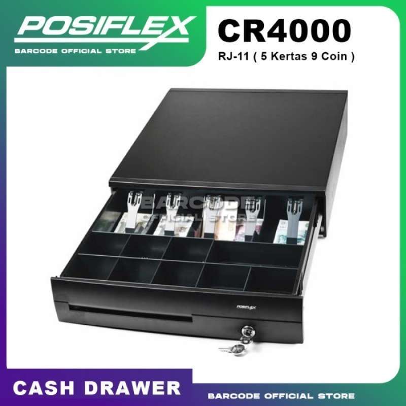 Promo Promo Posiflex Cr4000 Rj-11 Cash Drawer Terbaik Ke Printer Kasir ...