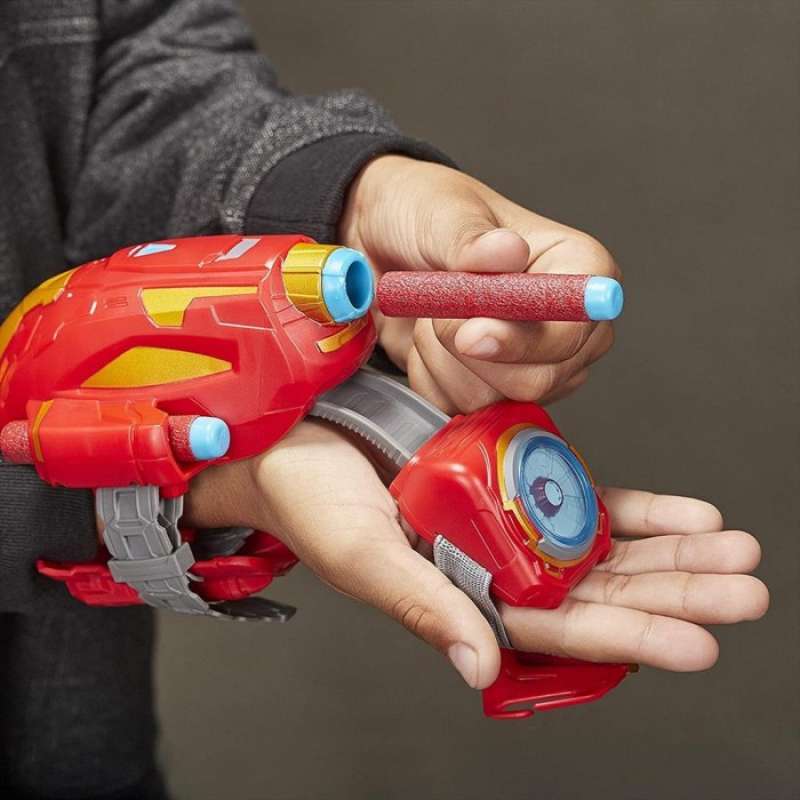 Promo Hasbro E7376 Power Moves Iron Man Repulsor Blast Nerf Diskon 23% ...