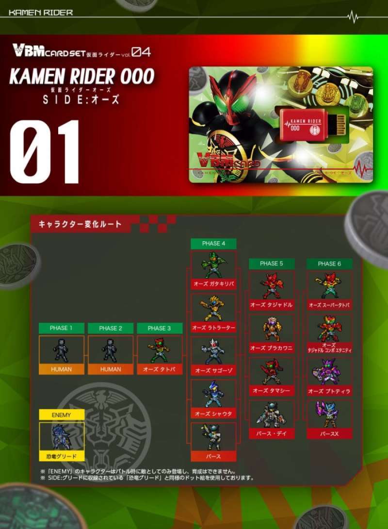 Promo Vbm Card Kamen Rider Vol 4 Kamen Rider Ooo & Greed Ankh Toys ... Promo Vbm Card Kamen Rider Vol 4 Kamen Rider Ooo & Greed Ankh Toys ...