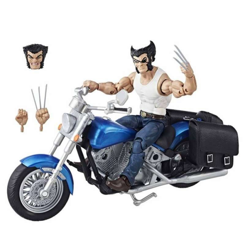 Promo HASBRO MARVEL LEGENDS WOLVERINE MOTORCYCLE BIKE LOGAN MOTOR X-MEN ...